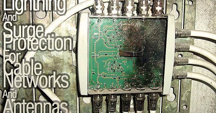 Lightning And Surge Protection For Cable Networks And Antennas For TV ...