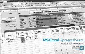 Electrical Software and MS Excel Spreadsheets | EEP