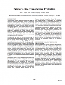 Primary-side protection of distribution substation transformers | EEP