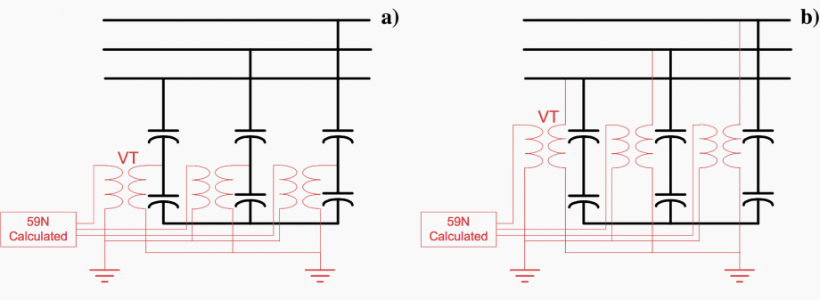 Unbalance protection of grounded and ungrounded wye shunt capacitor banks