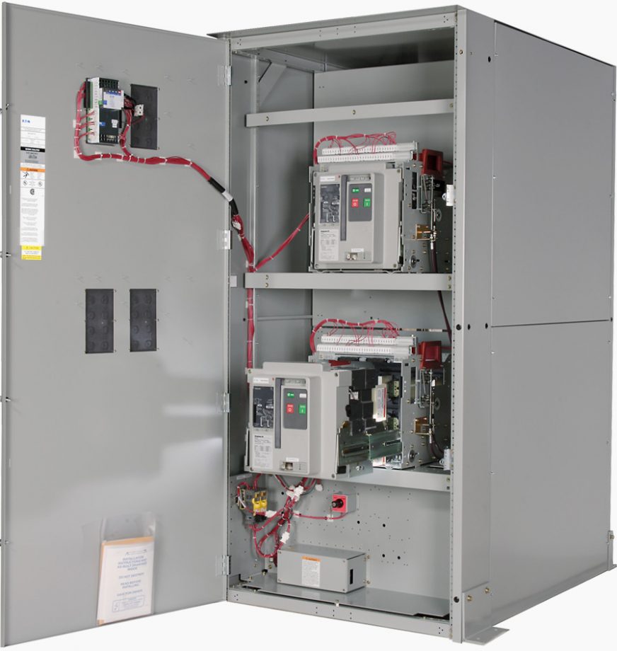 Should transfer switch be equipped with contactors or circuit breakers?