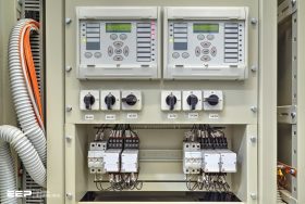 Earth fault protection of an AC motor in four different earthing ...