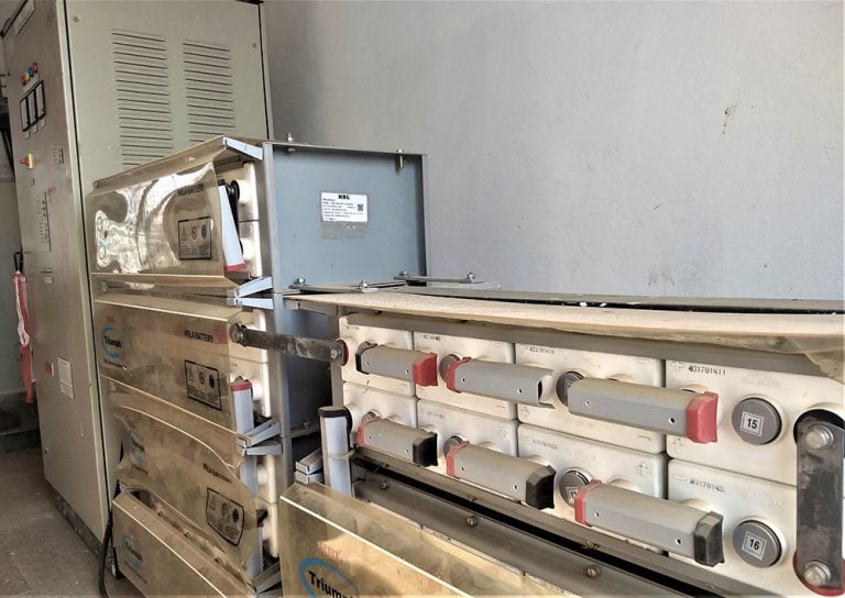Auxiliary DC power system used for fault detection, trip coils and ...