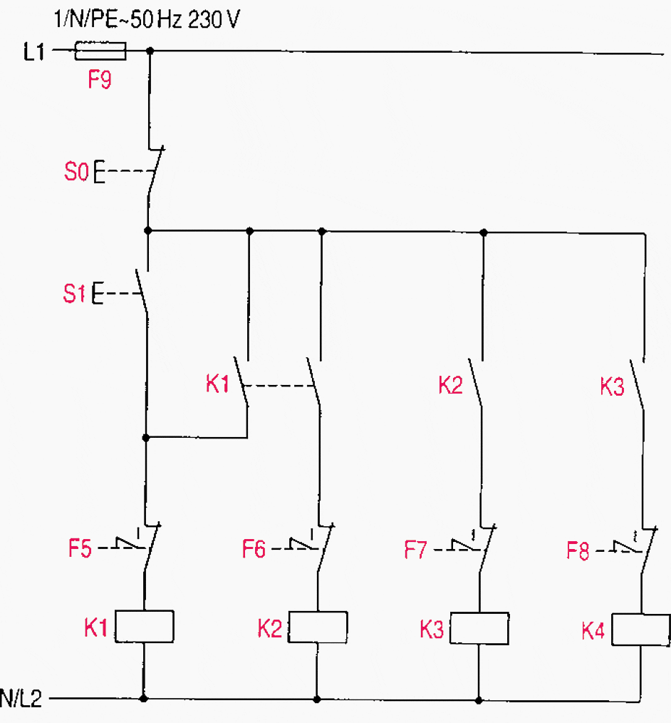 Relay Control Circuit Diagram