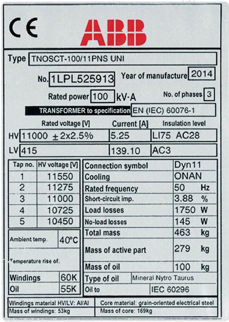 Comprehensive Guide to Transformer Specification: Ensuring Compliance ...