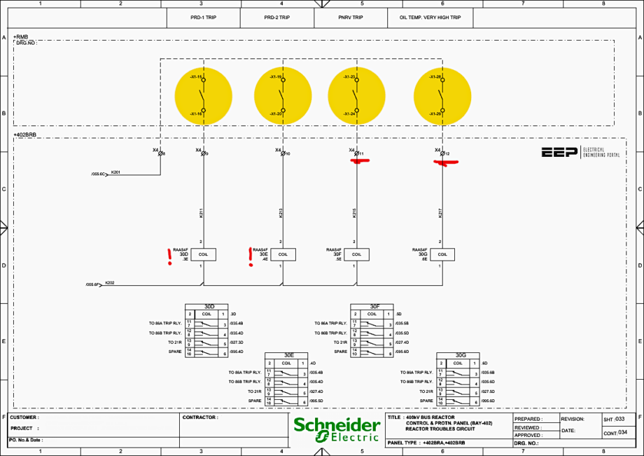 400kV Reactor Troubles Circuit Schematics: Technical Analysis | EEP