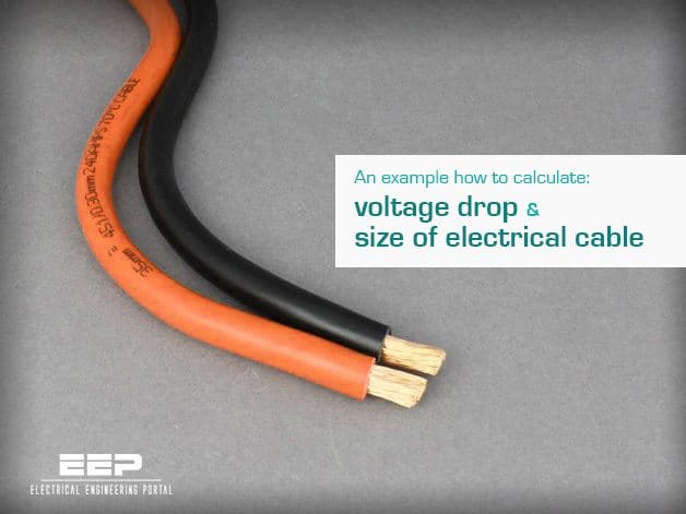 Estimated Voltage Drop Calculator Xlsx Spreadsheet Eep Electrical MS